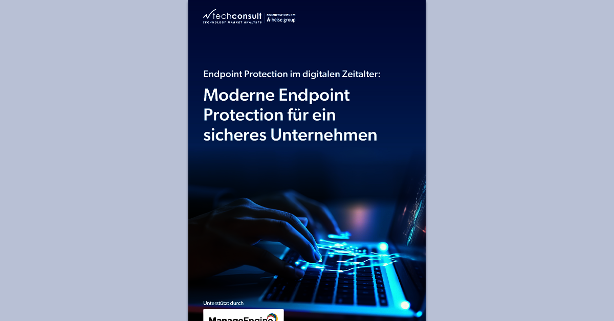 Techconsult-Studie: Endpoint Protection im digitalen Zeitalter: Moderne Endpoint Protection für ...