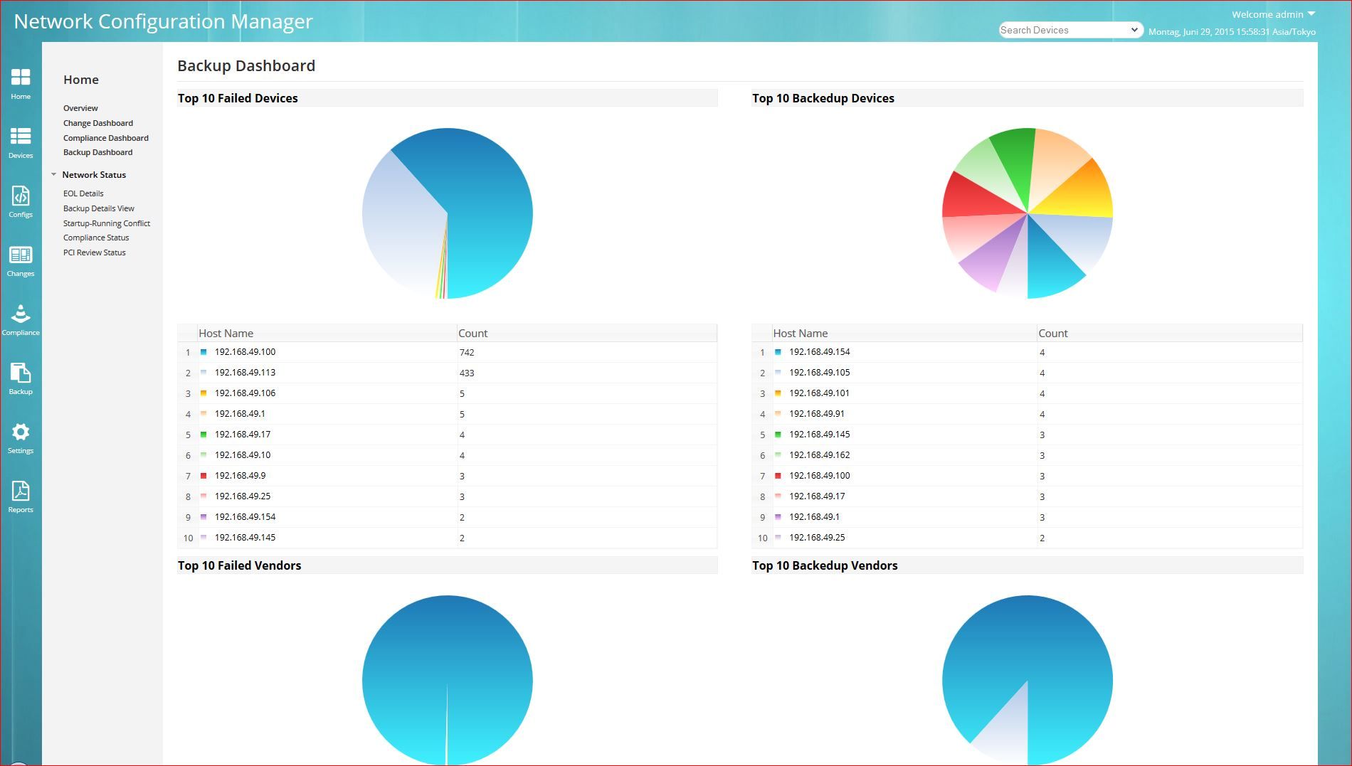 Zentrales Repository - Network Configuration Manager
